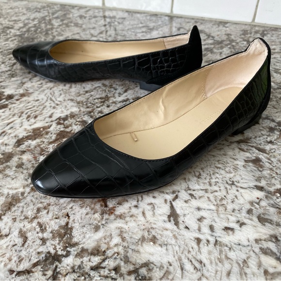 Zara | Shoes | Zara Basic Collection Black Flat Shoes | Poshmark